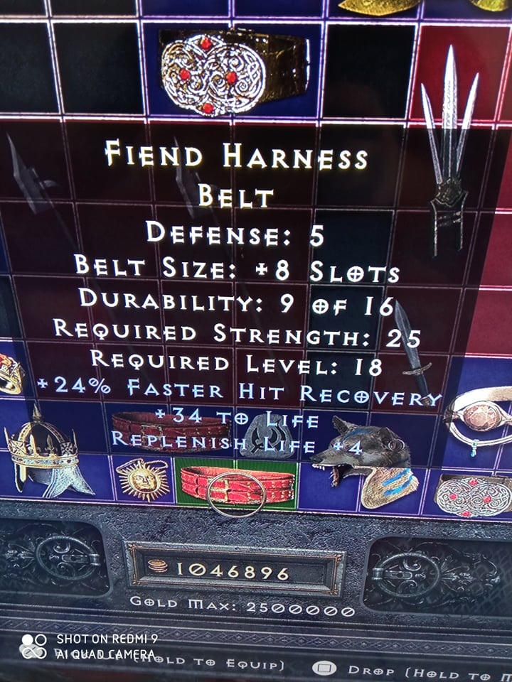 Low Lvl Rare Belt - Topic - d2jsp