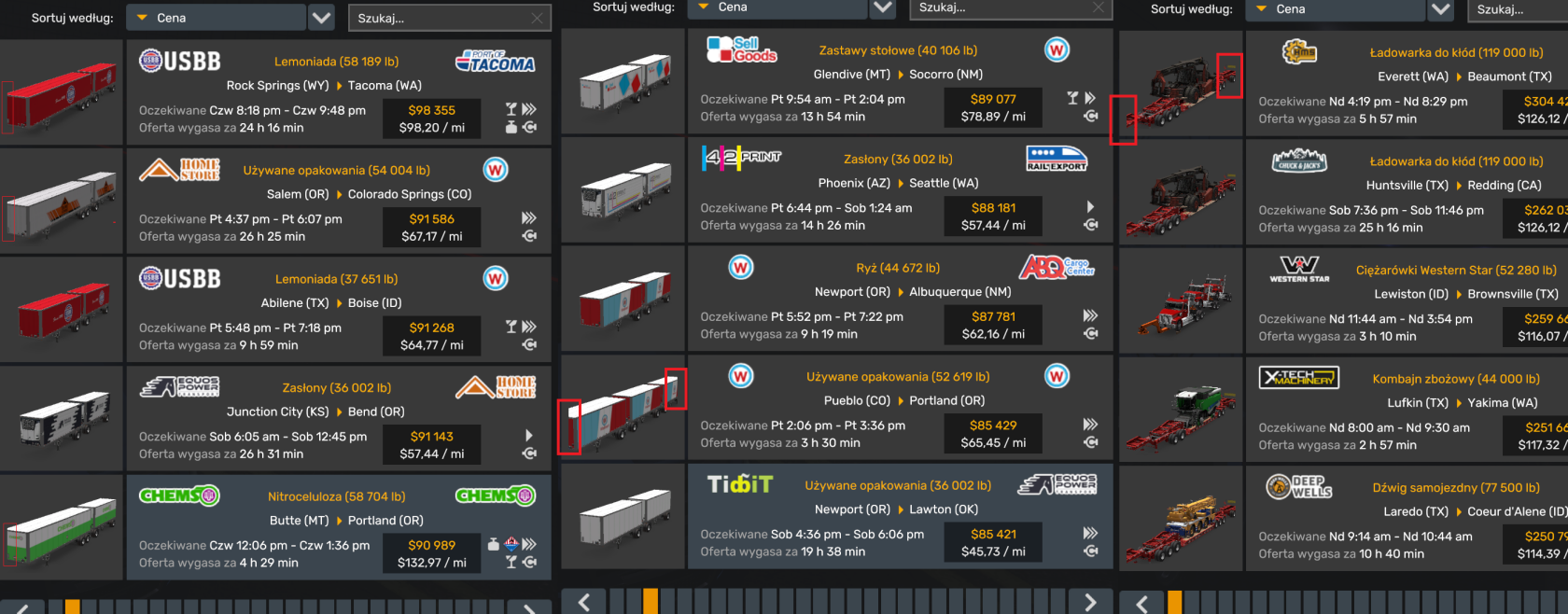 [Freight market] Trailers don't fit in the window - SCS Software